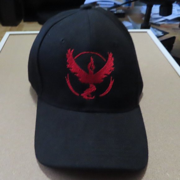 Accessories | Pokemon Go Team Valor Logo Custom Baseball Hat | Poshmark